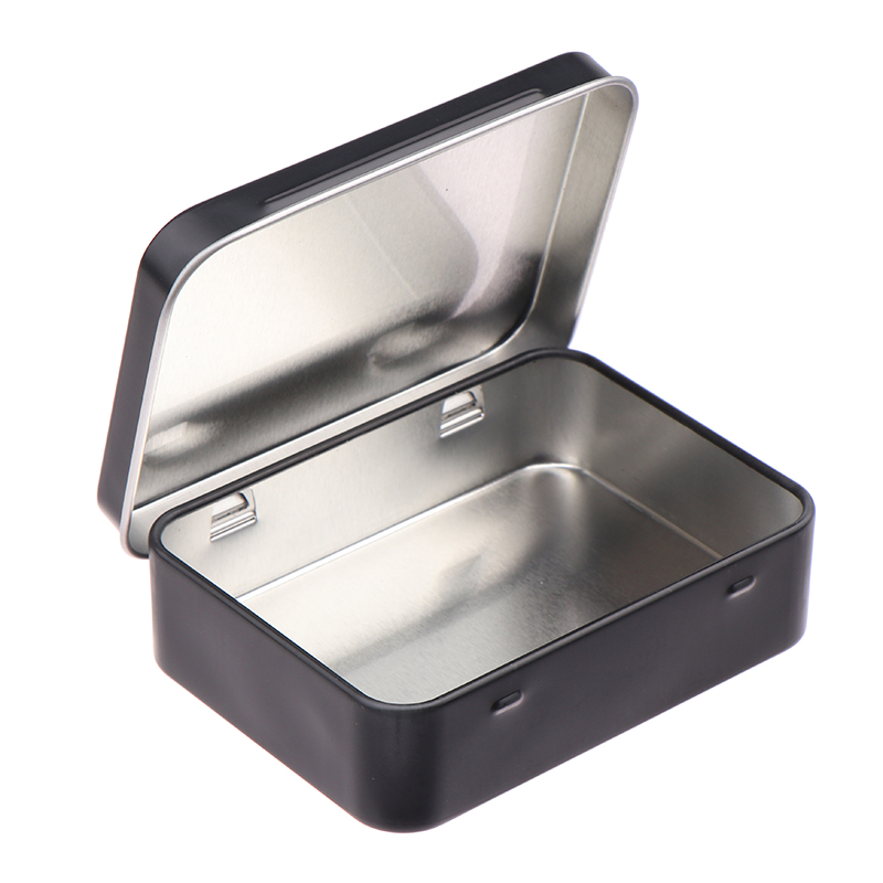 1PC Frosted Household Iron Storage Box Metal Box Tin Plated Container ...