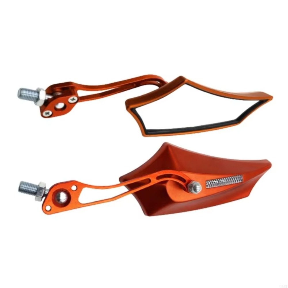 Versatile HD Glass Motorcycle Rearview Mirror 360 Degree Adjustable Car ...