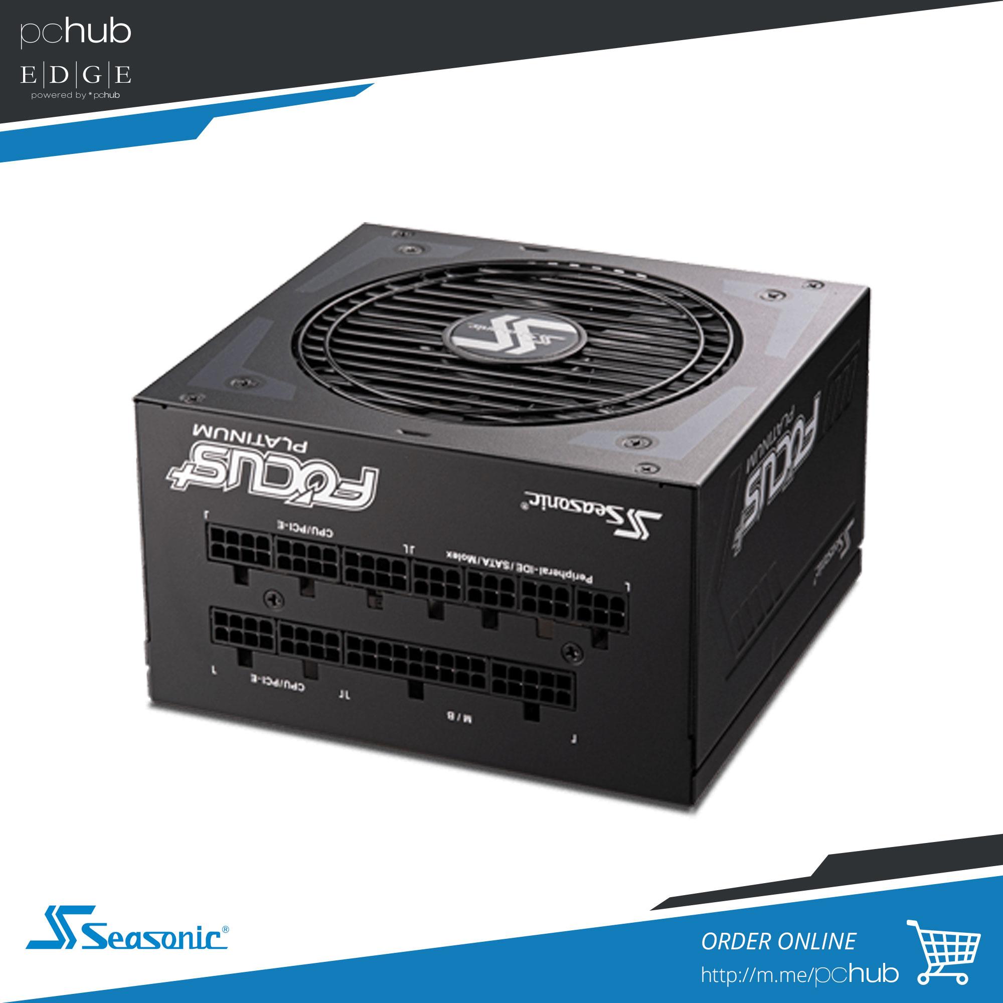 Seasonic Focus+ Platinum 850PX, 850watts PSU, full modular, pn: SSR ...