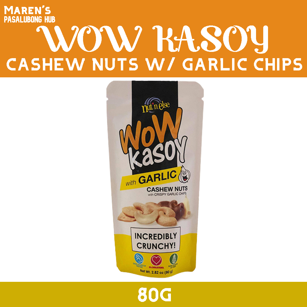 Nut & Else Wow Kasoy Garlic Cashew Nuts 80g | Lazada PH