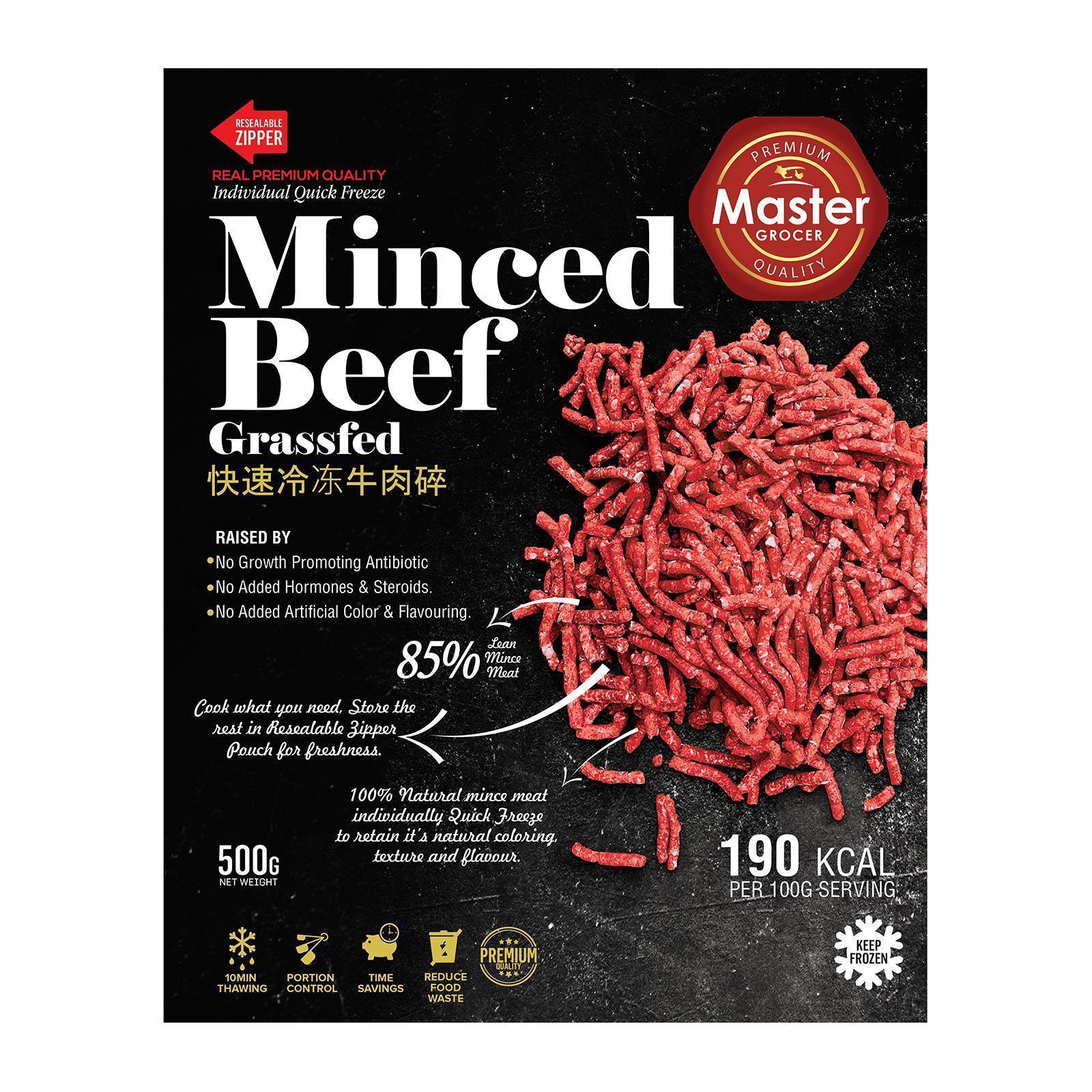 Master Grocer Australia Premium Grassfed Minced Beef - Frozen | Lazada ...