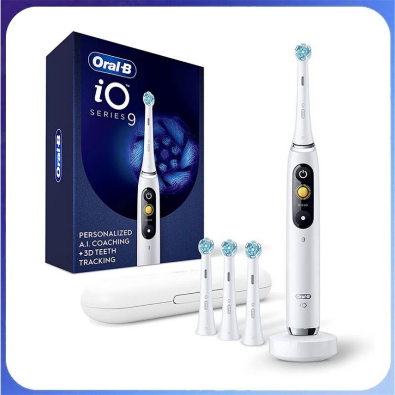 2025 100 genuine Duty-Free shopping Oral B IO9 PLUS Electric Toothbrush with 4 Brush Heads ...