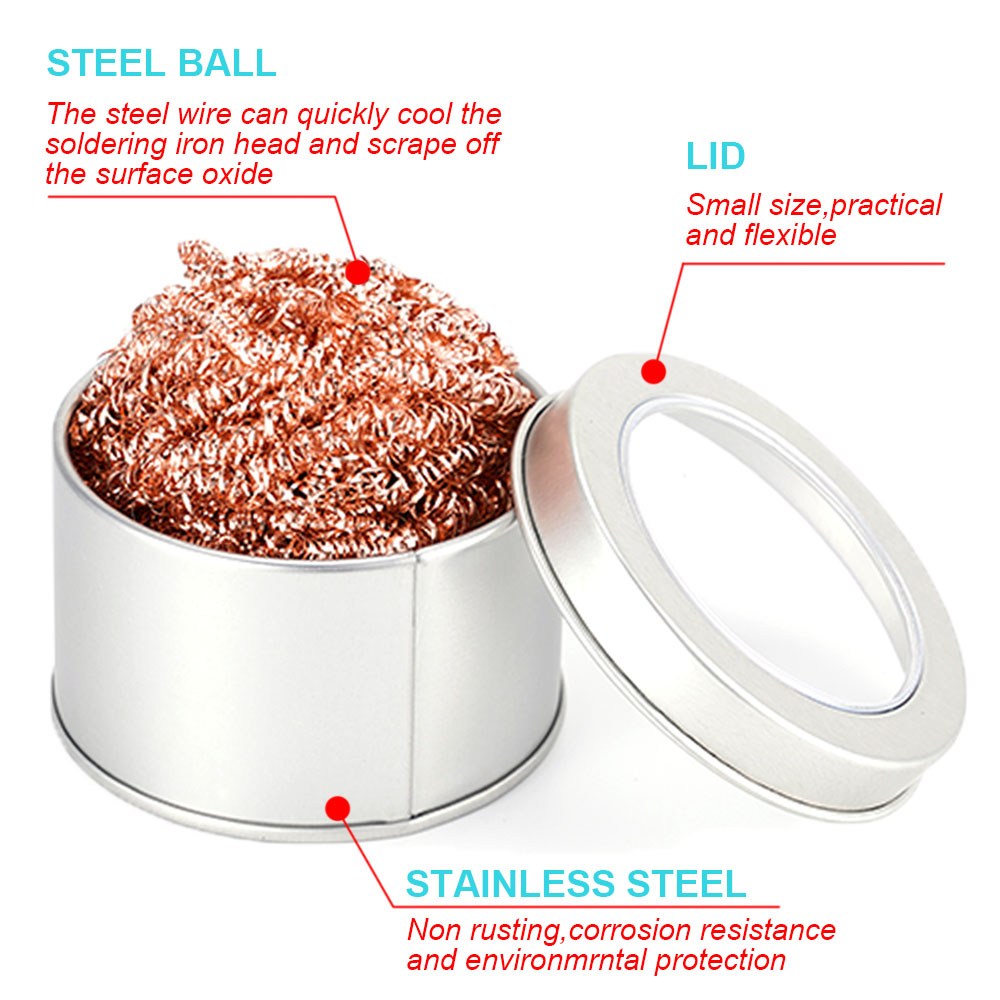 Soldering Tip Cleaning Cleaner Sponge Desoldering Welding Mesh Filter ...