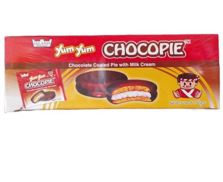 YUM YUM CHOCO PIE Chocolate Coated Pie 17g x 12 pcs | Lazada PH