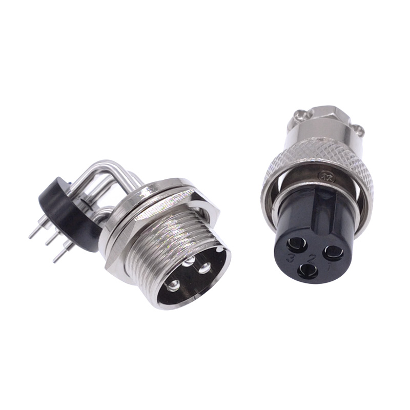 Gx16 Connector Circuit Board Aviation Plug Soldering Plate Socket 90 ...