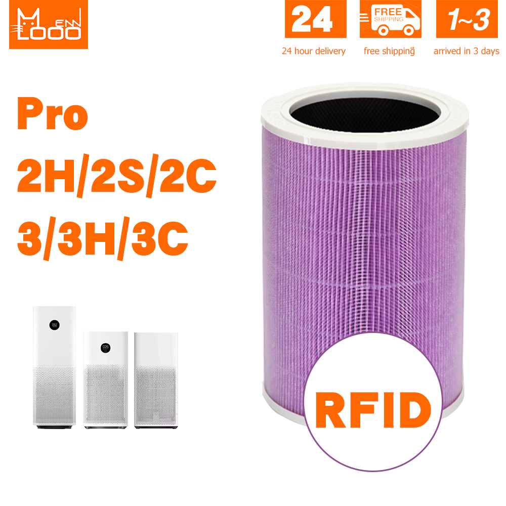 (With RFID) Mennlooo xiaomi Air Purifier Replacement Filter Element Pro ...