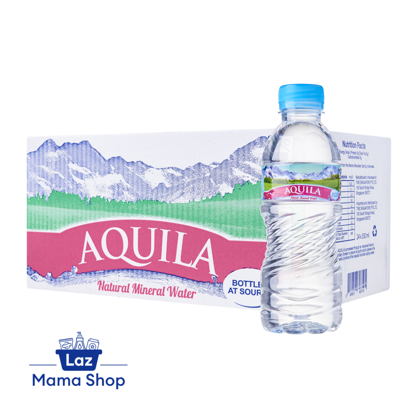 Aquila Natural Mineral Water - Case (Laz Mama Shop) | Lazada Singapore