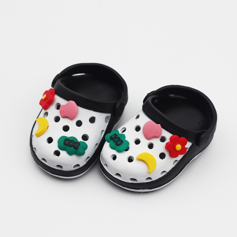 SF Cute Labubu Dolls Slippers Crocs Shoes Doll Accessories For 20cm ...
