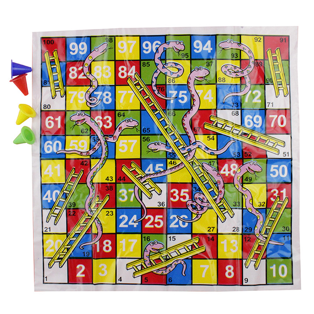【SmartHorizon】1Pc Snakes And Ladders Educational Children's Toys ...