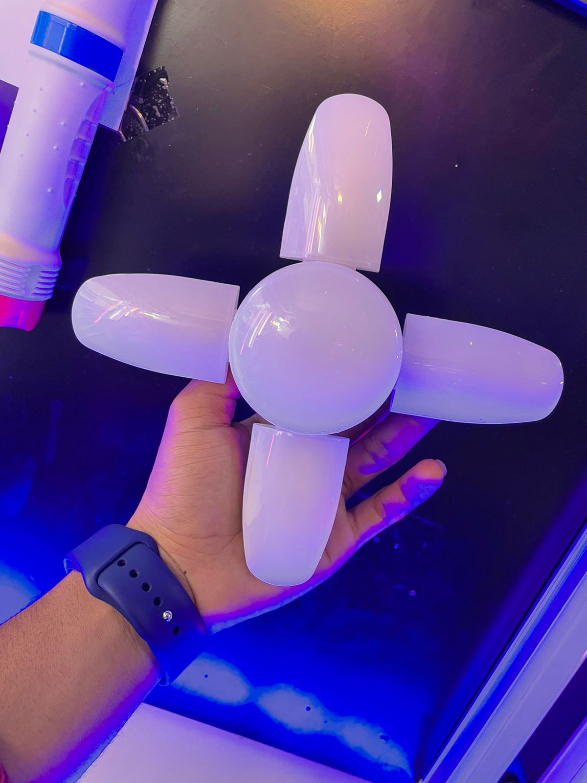 Fan Blade folding Led Bulb Lamp Super Brilliant White | Daraz.lk