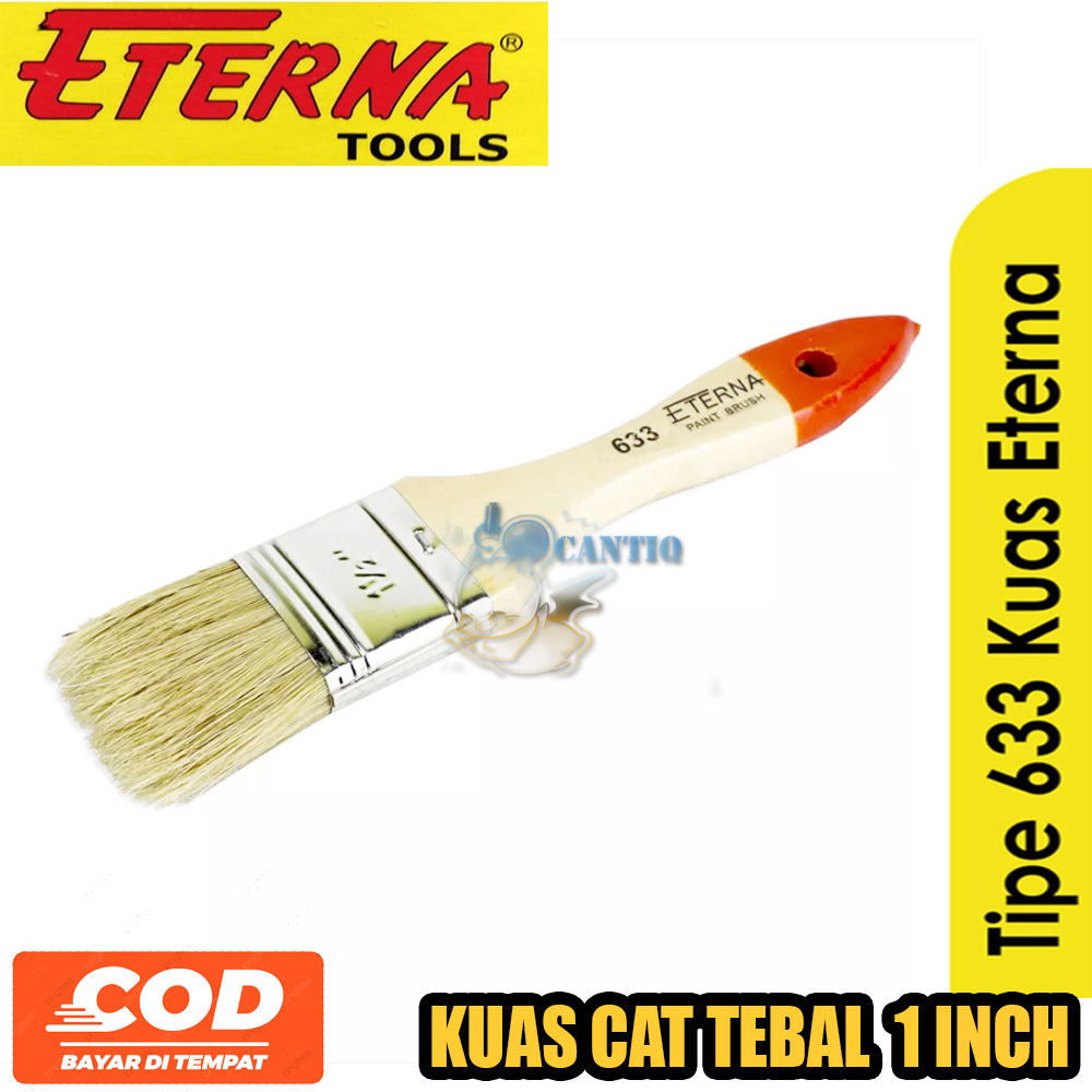 QCF Eterna - Kuas Eterna 633 Tebal 1 inch / 2 inch / 3 inch Kuas Cat ...