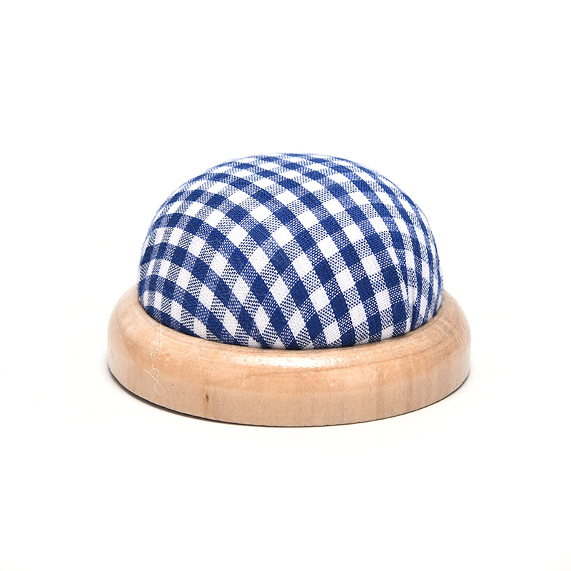 Wood Bottom Base Needle Pin Cushion Pillow Holder Sewing Craft Stitch ...