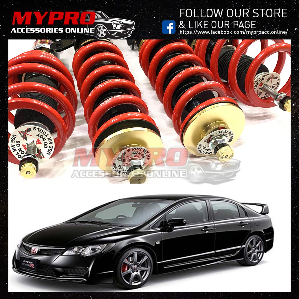 Honda Civic FD 2006 BLOX Hi Lo Soft Hard Adjustable Absorber ...