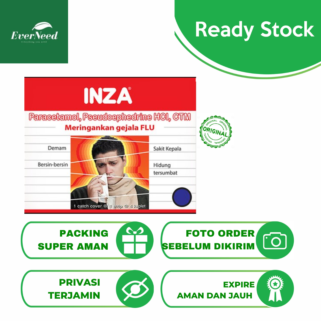 Inza Per Strip Isi 4 Tablet | Lazada Indonesia