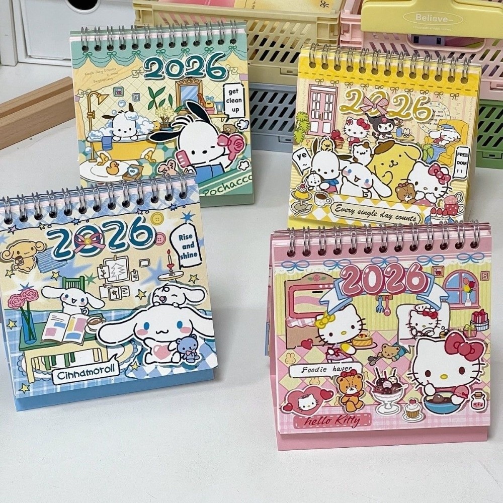 Study Room Convenient Graffiti Comic Calendar Colorful HelloKitty ...