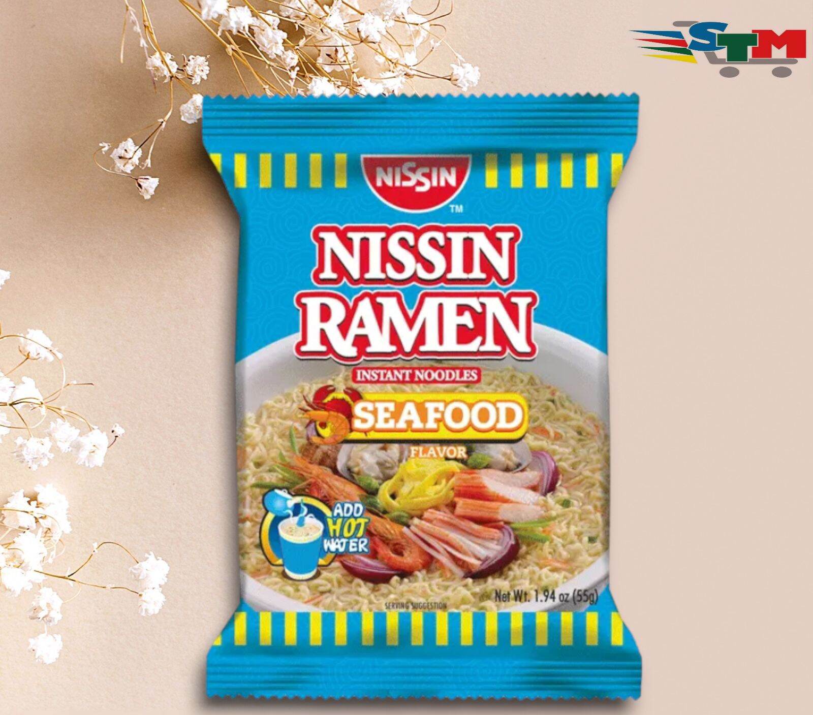 1024 Nissin instant ramen seafood 56g (seafood,spicy seafood, beef, spicy hot beef, creamy ...