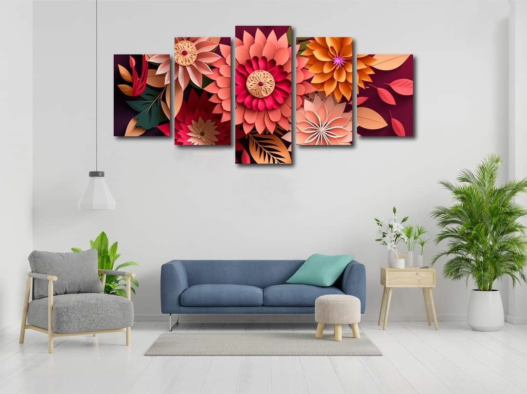 5-in-1 Premium Wall Canvas Set | Daraz.com.bd