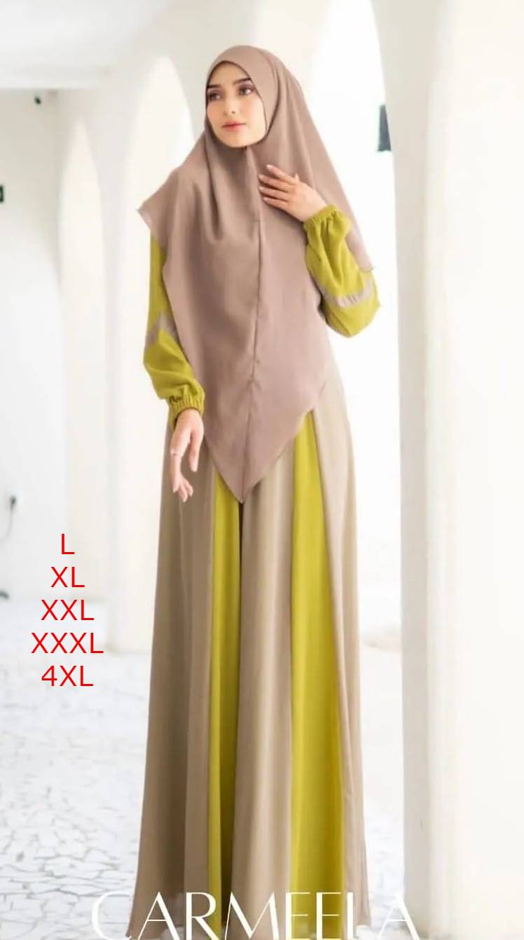 Gamis Jumbo Syar"i Kekinian Ld 100-140 | Lazada Indonesia