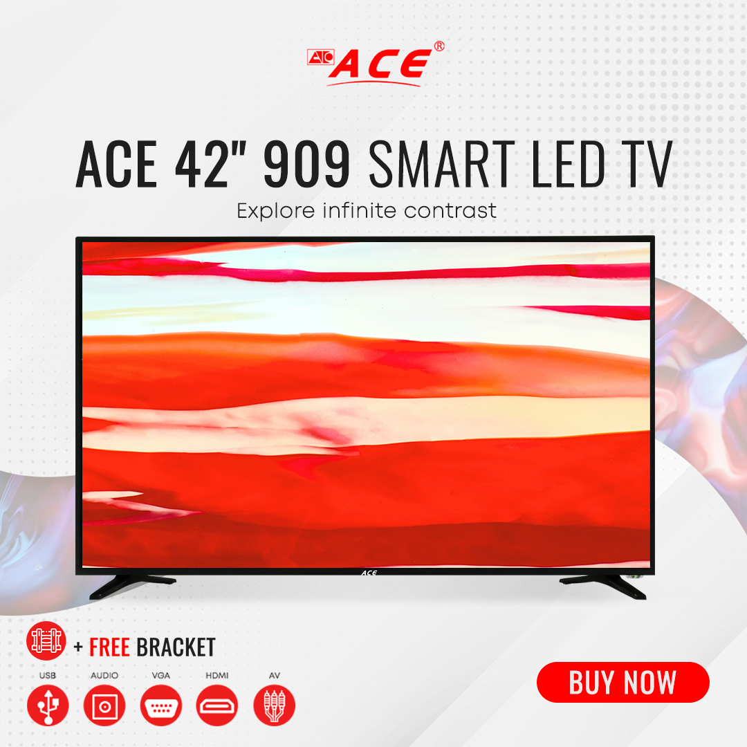 ACE 42" UHD Smart Google TV (Android 12, Netflix, Youtube, Chromecast ...
