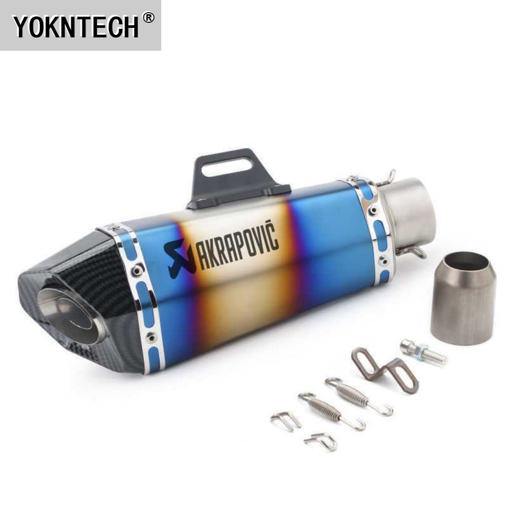 51mm Universal Motorcycle Exhaust Pipe Muffler with DB Killer FOR HONDA ...