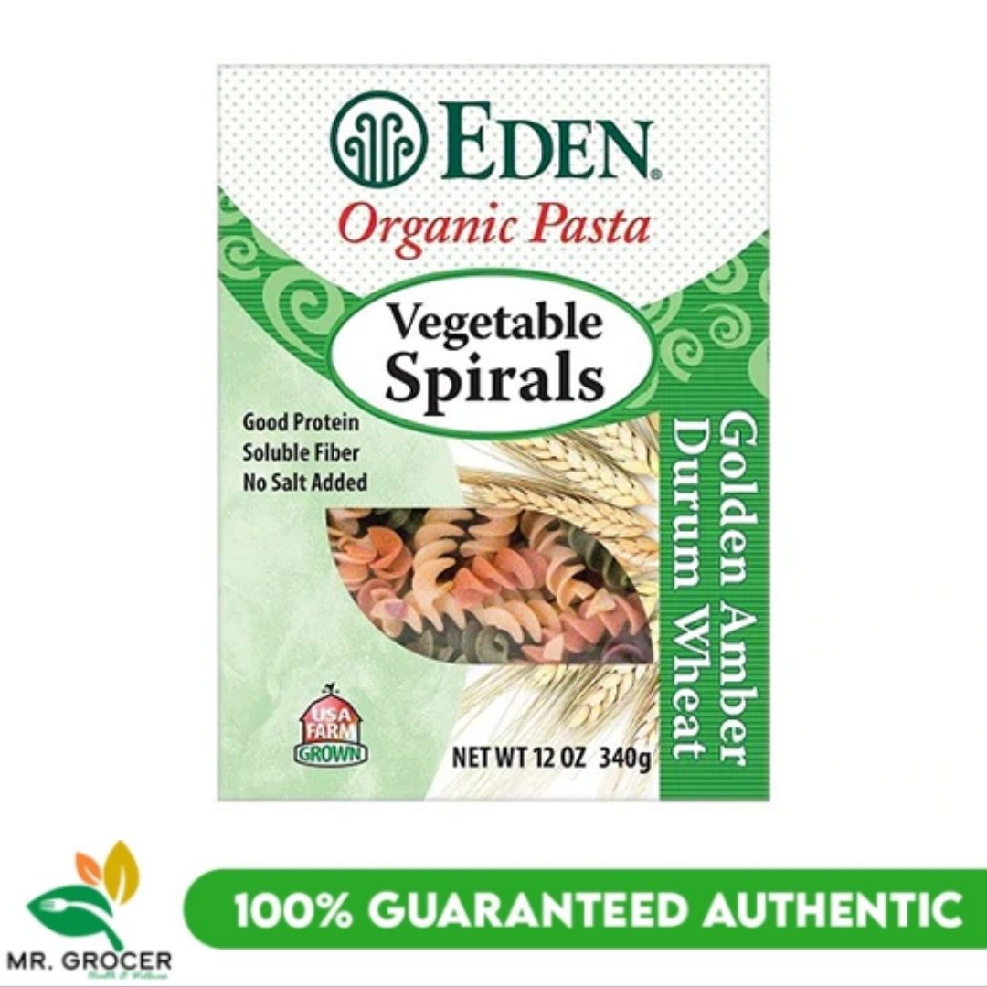 Eden Organic Vegetable Spirals Pasta 340g | Lazada PH