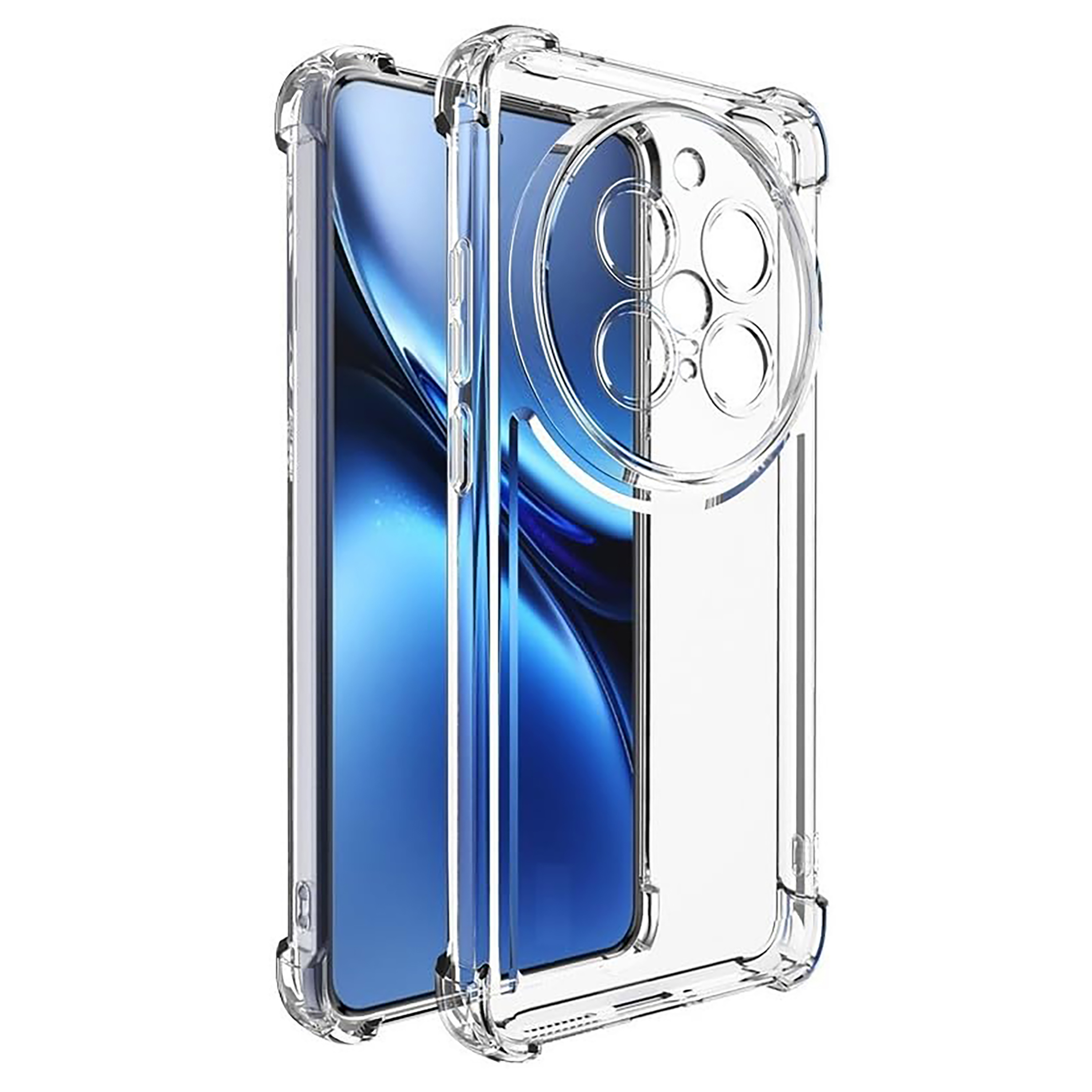 Vivo X200 Pro 5G A+ Quality Back Cover Transparent Extra Bumper Anti ...