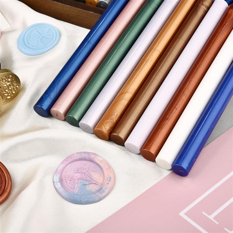 5Pcs Sealing Wax Beads For Glue Melt Craft Envelope Wedding Wax Sealing ...