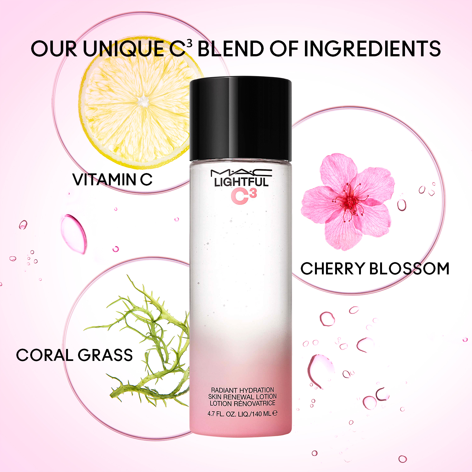 MAC Lightful C3 Radiant Hydration Skin Renewal Lotion 140ML แมค น้ำตบ ...