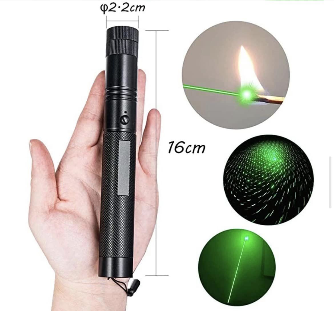 High Power Green Laser Pointer Light Pen Visible Beam High Power 10 ...