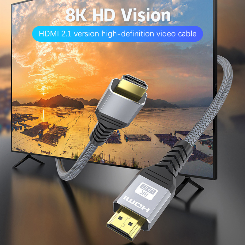 8K/60Hz 4K/120Hz HDMI 2.1 Cables Adapter For Roku TV PS5 PS4 HDTV RTX ...