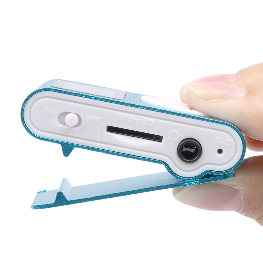 Kebidumei Portable Mini Clip Mp3 Player Lcd Screen With Tf/sd Slot With ...