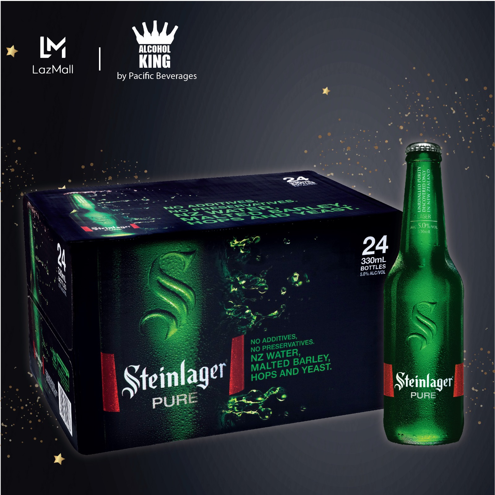 Steinlager Pure Beer - Case 24 x 330ml | Lazada Singapore