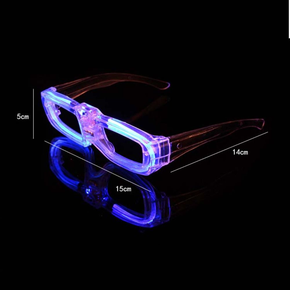 LED Light Glow LED Glasses Party Supplies Party Sunglasses Glow in The ...