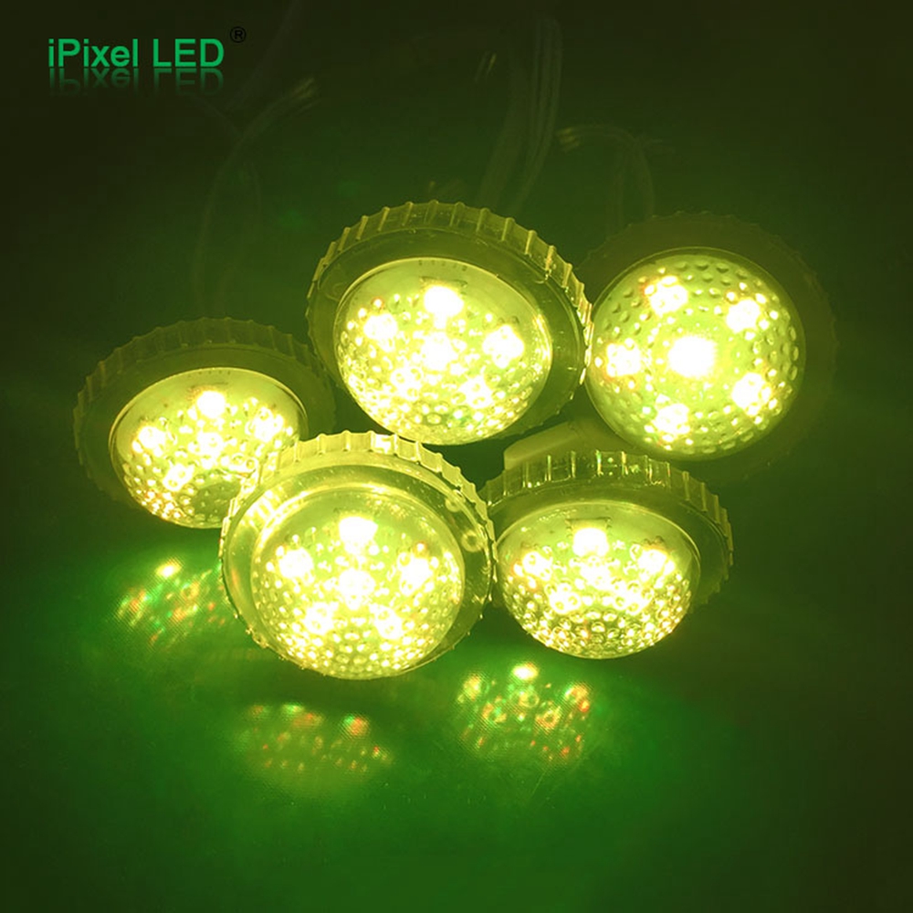 38MM Diameter DC24V Amusement Ride Lights With 9LEDS&6LEDS TM1804 ...