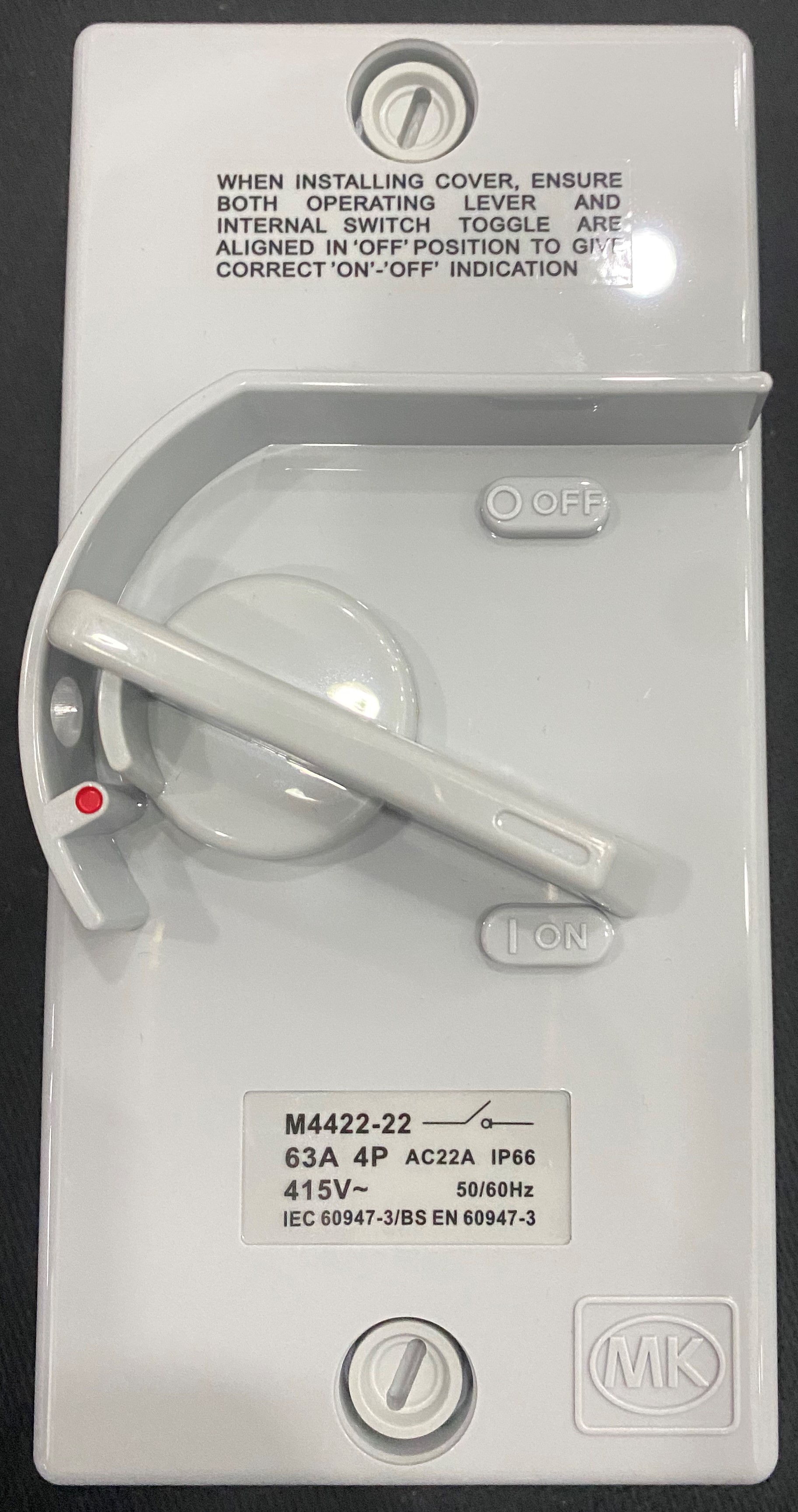 MK - 63A/415V - SWITCH ISOLATOR 4 POLES | Lazada Singapore