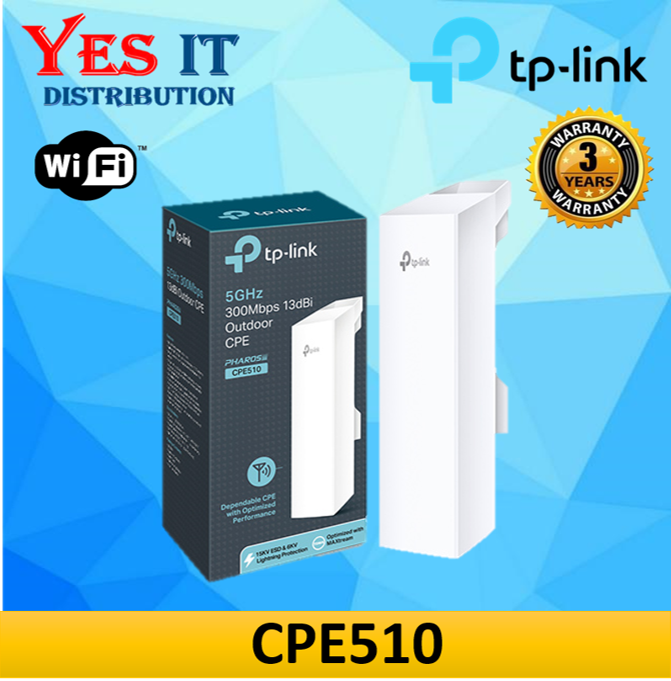 TP-LINK 5GHz 300Mbps 13dBi CPE510 15KM+ Outdoor CPE | Lazada