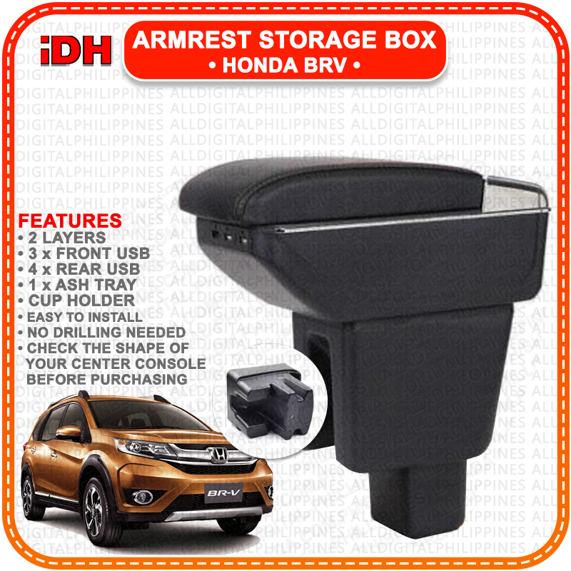 HONDA BRV BRIO MOBILIO ARMREST Arm Rest Car Accessories ( 2016 - 2020 ...