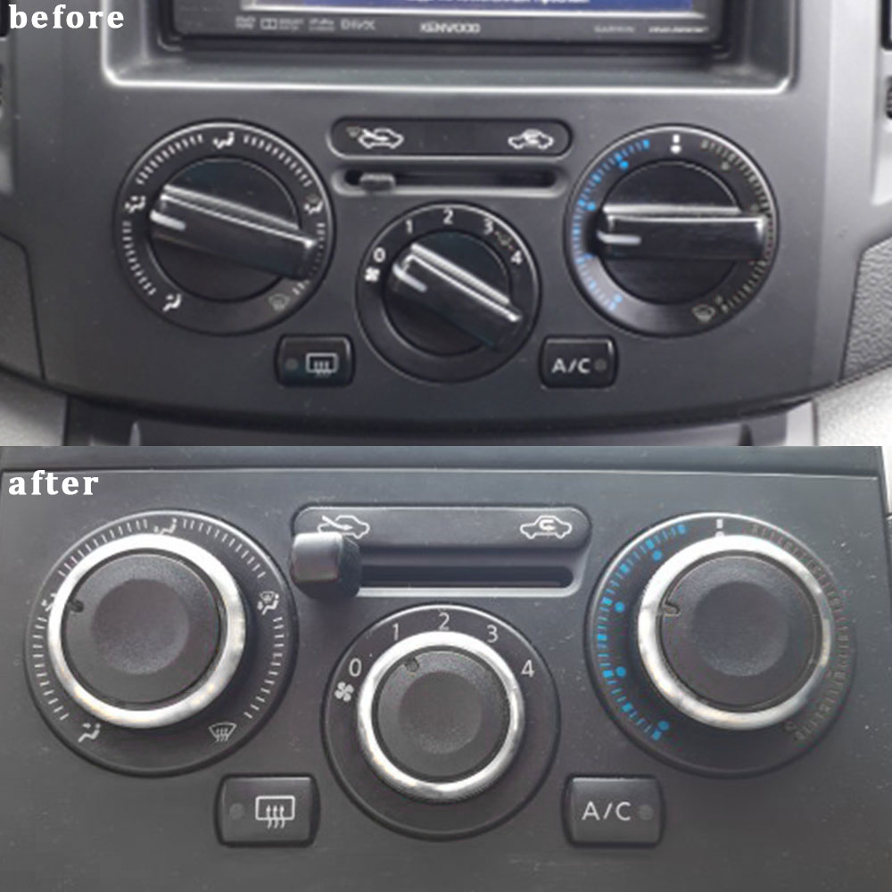 【Sleek】 3pcs Car Knobs for Nissan Tiida NV200 Livina 2004-2010 Geniss ...