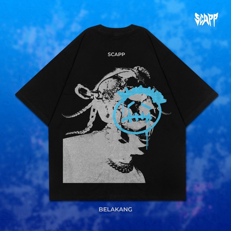 Scapp.id | Travis SCOTT V4 | Oversized TEE | Lazada.co.th