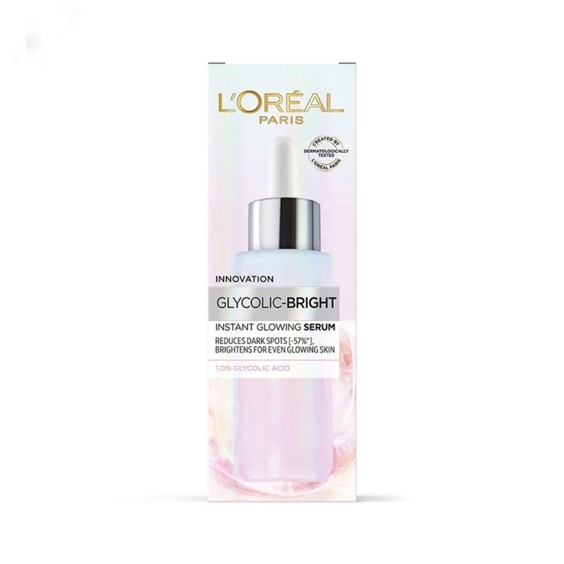 LOreal Paris Glycolic-Bright Instant Glowing Serum 30ml ลอรีอัล ปารีส ...