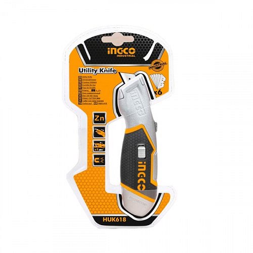 INGCO UTILITY KNIFE W/6 SK5 BLADES HUK618 HUK6128 HUKB611 | Lazada ...