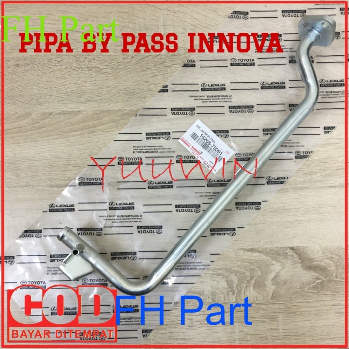 Pipa By Pass innova / Pipe Water By Pass Radiator Fortuner Hilux ...