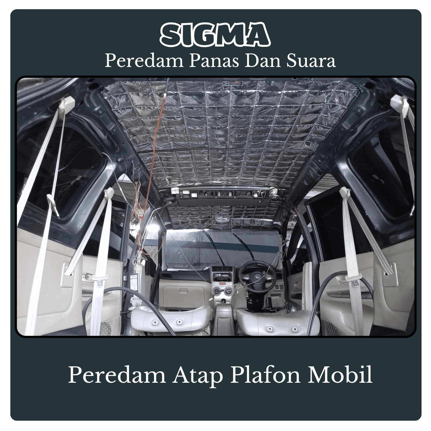 Peredam Panas Dan Suara Atap Atau Plafon Mobil Ford Everest Gen 3 ...