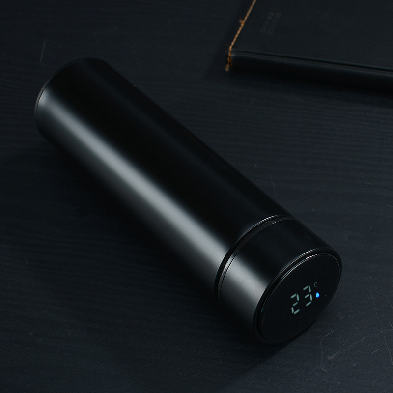 PROS Smart Color-changing LED Display Temperature Thermos Cup Piala ...