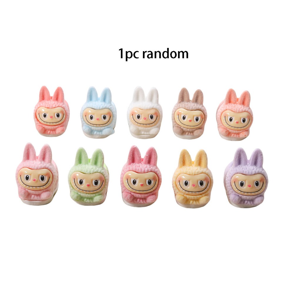 LINNANZHUBING รูปแกะสลักขนาดเล็กแห่กันมา Labubu เดสก์ท็อป Labubu ...