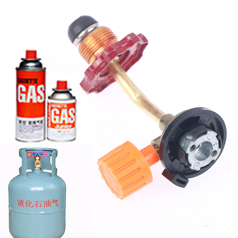 Butane Gas Cylinder Fuel Tank Filler Adapter Charging Inflatable Valve ...
