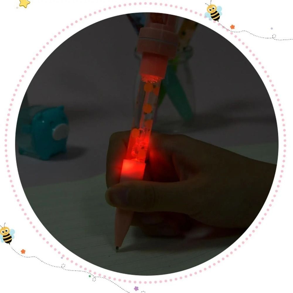Creative With Light Bubbler Pen With 5 In Fidget Seal Roller Pen ...