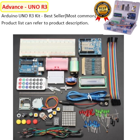 ♚UNO R3 Mega 2560 RBT School Basic Advance Ultimate Pro Upgraded Beginner Sensor Learning ...
