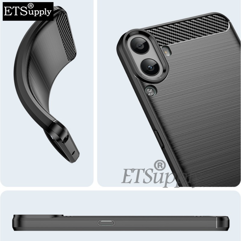 Phone case Nothing CMF Phone 1 Carbon Fiber Soft TPU Silicone Anti ...