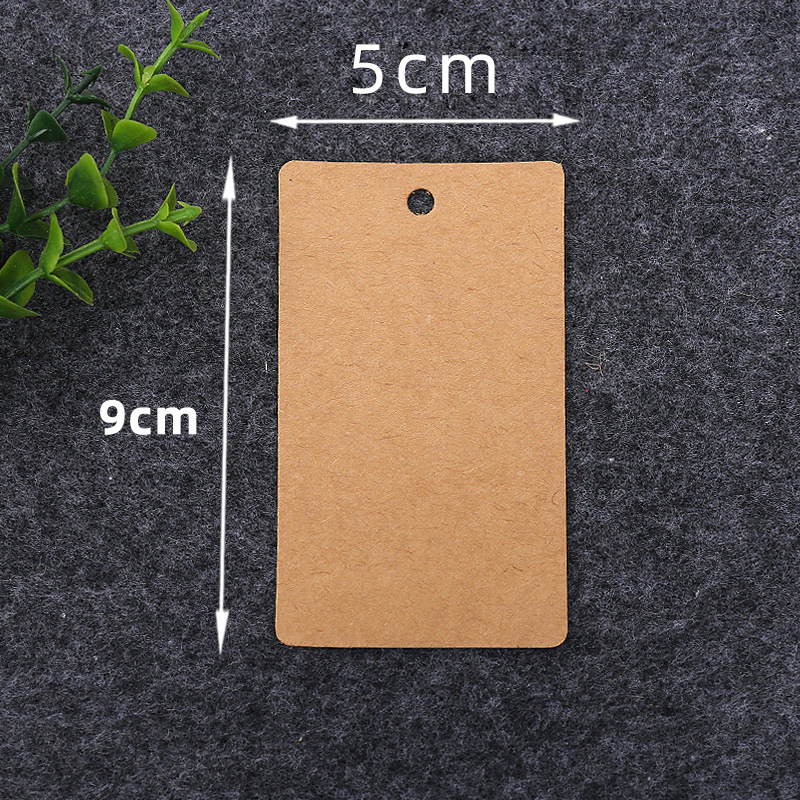 50PCS Vintage kraft Blank Hang Tags DIY HANDMADE gifts hang tag ...